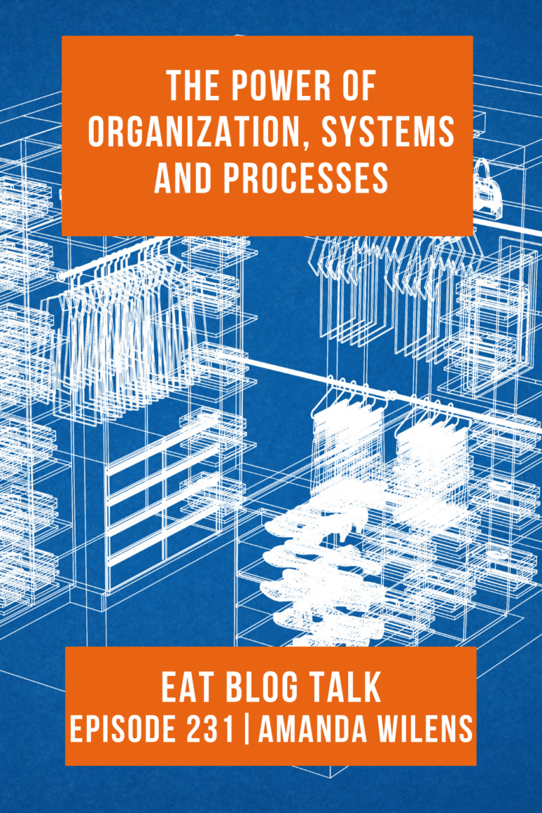 Episode #231: The Power of Systems and Processes - Eat Blog Talk