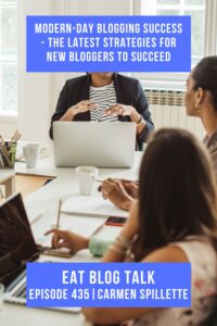 Episode 435: Modern-day Strategies for New Bloggers- Eat Blog Talk